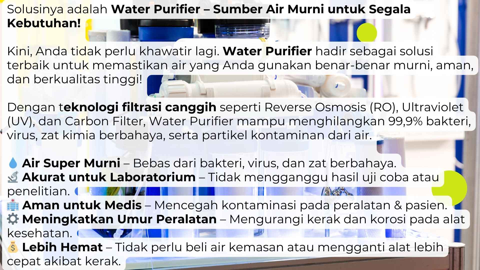 Iklan Water Purifier - Alkespedia